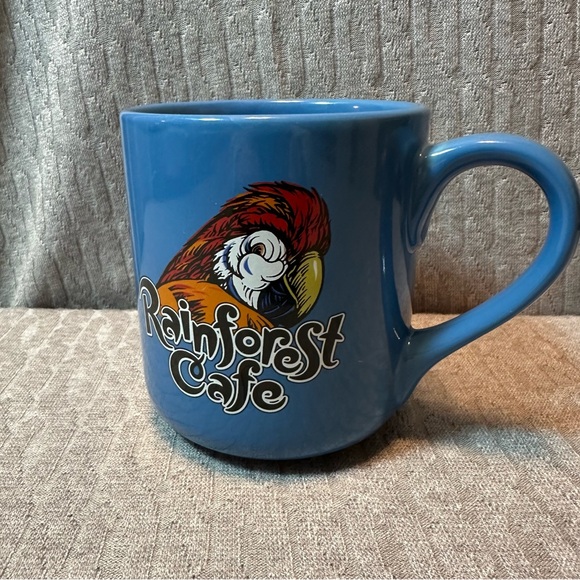 RAINFOREST | Dining | Vintage Rainforest Cafe Oversized Blue Mug With ...